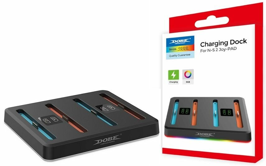 Зарядная станция Dobe Charging Dock для Joy-Con 2 (TNS-3160) (Nintendo Switch 2)