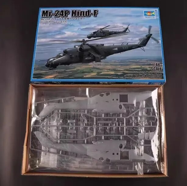 Trumpeter 05829 1:48 Масштаб Mi-24P Hind-F самолет модель комплект Пластиковая модель самолета