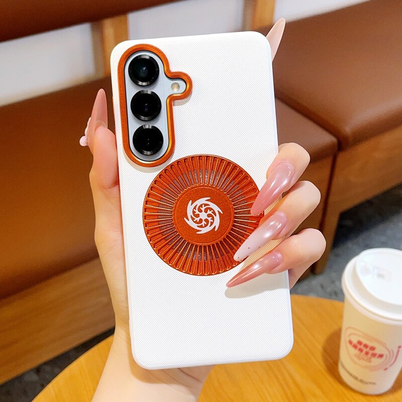 Чехол Для Samsung Galaxy S26 Plus / Самсунг Галакси S26+, soft touch, чехол-кардиомонитор, искусственная кожа, поликарбонат (PC), защита камеры, ударопрочный, усиленные углы, Samsung, Samsung Galaxy S26+,