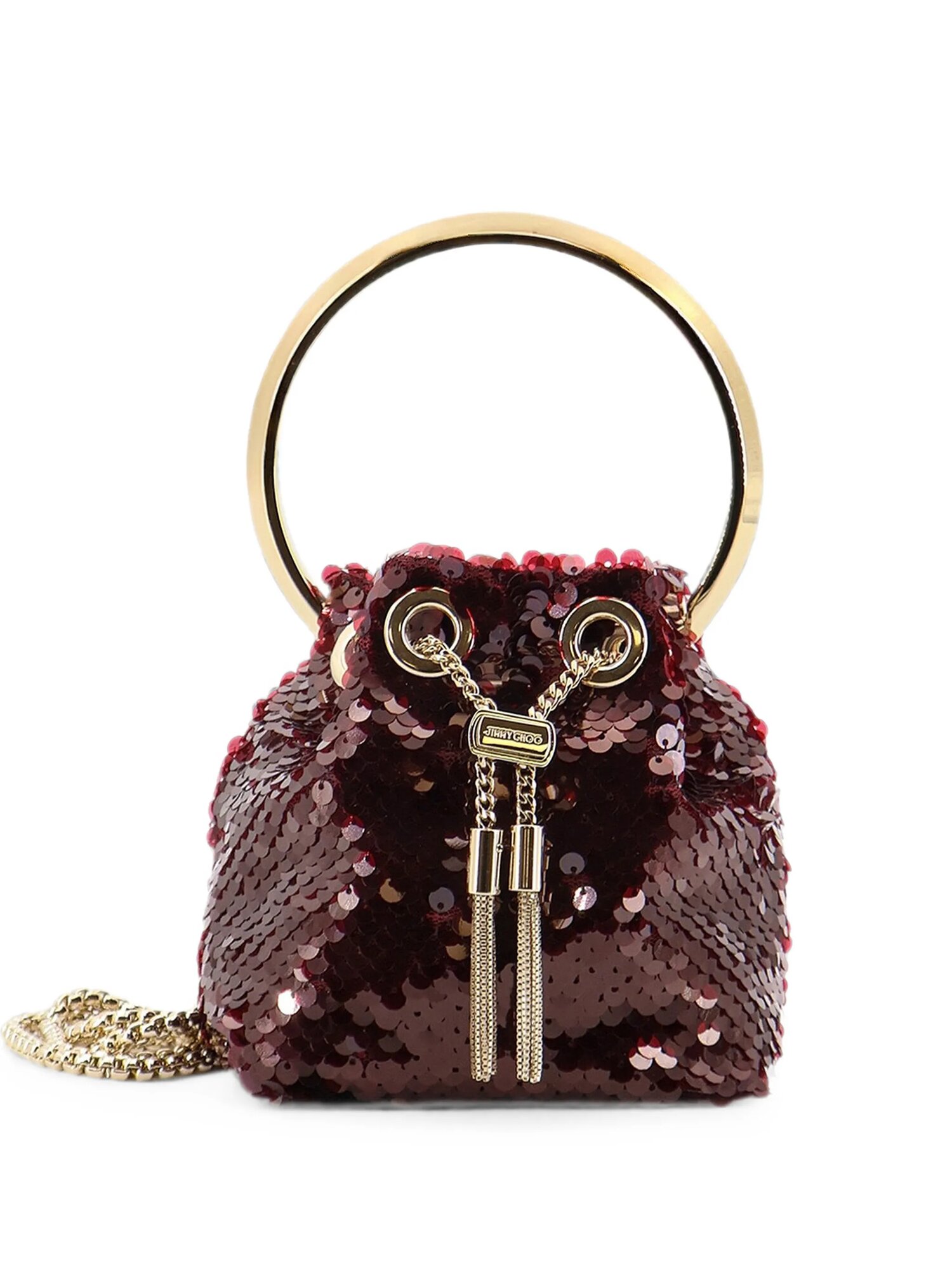 Сумка Bon Bon sequin-embellished bucket bag