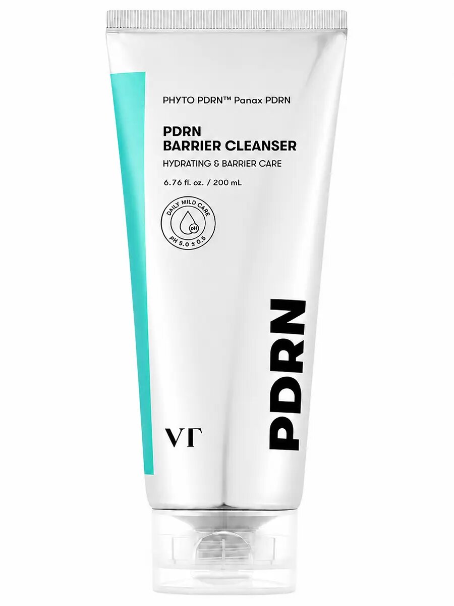 VT Cosmetics Мягкая пенка для умывания с пдрн PDRN Barrier Cleanser 200 мл