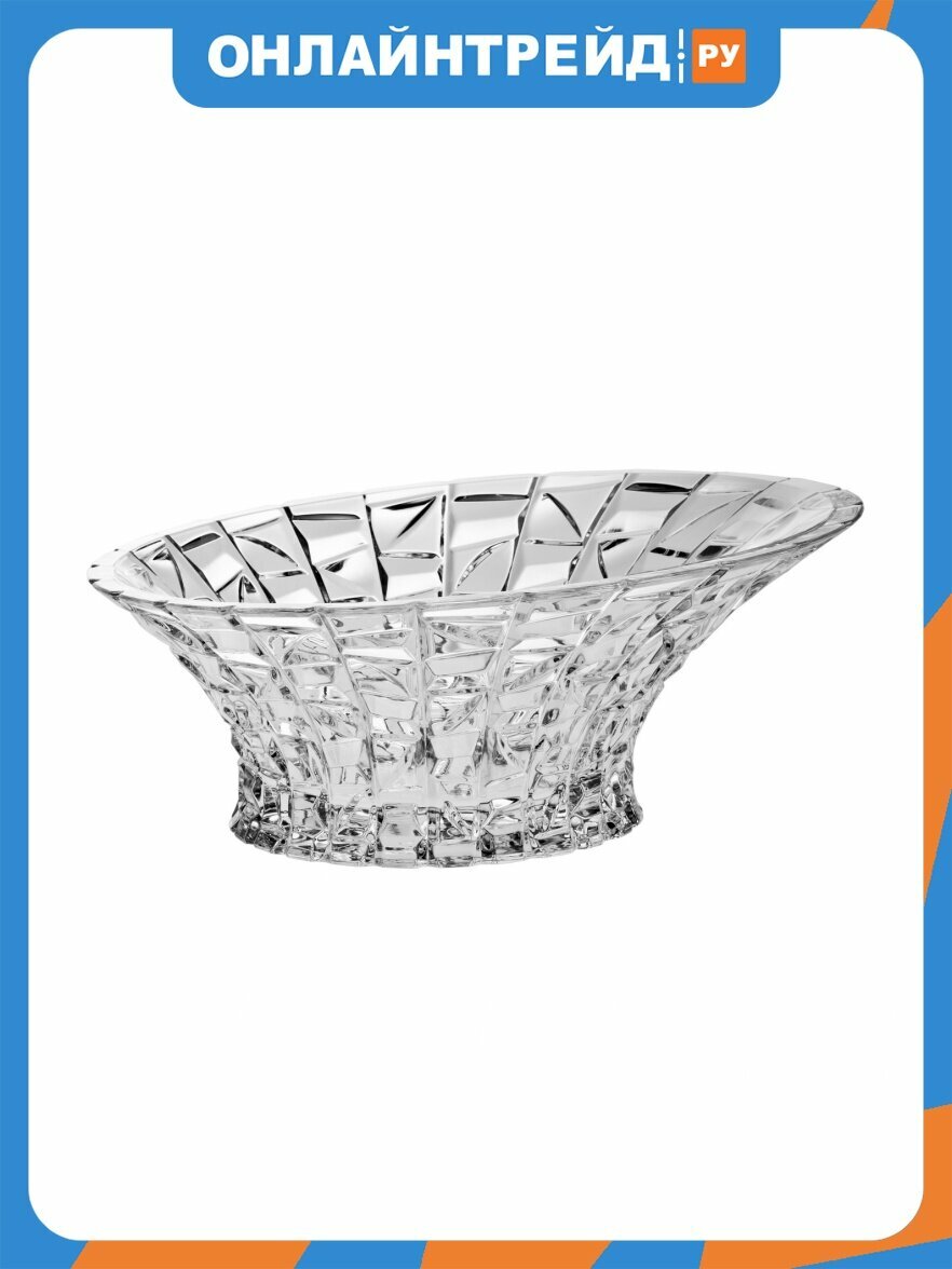 Салатник Crystal Bohemia PATRIOT, 25 см, хрусталь