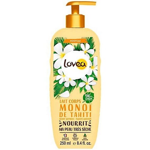 LOVEA Молочко для тела питательное с Моной де Таити для очень сухой кожи, 250 мл