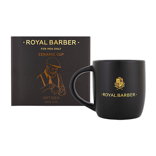 ROYAL BARBER Кружка керамическая CERAMIC CUP, 280 мл, 1 шт