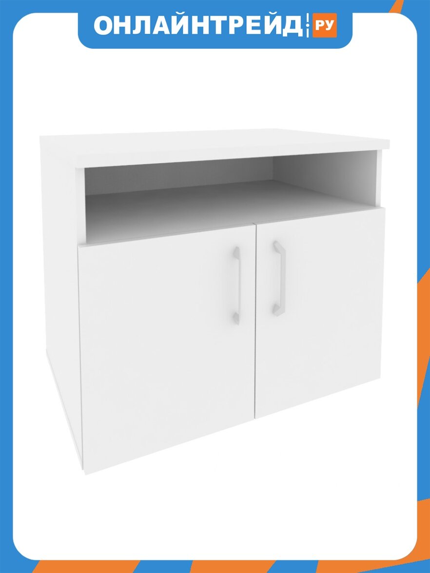 Тумба Riva CHAIR для оргтехники O. TM-1 Белый бриллиант 800*600*680 Onix