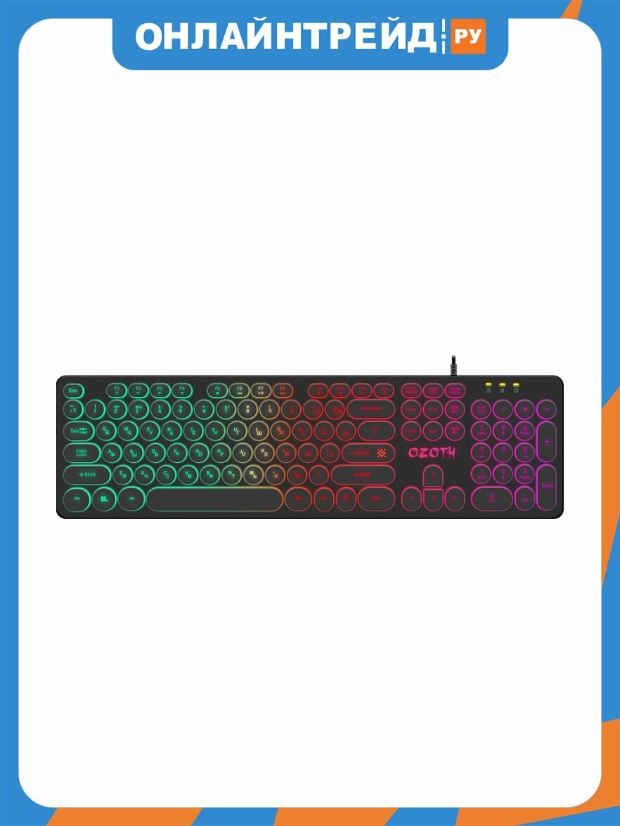 Клавиатура Defender Ozoth GK-106 RU Черный (45106)