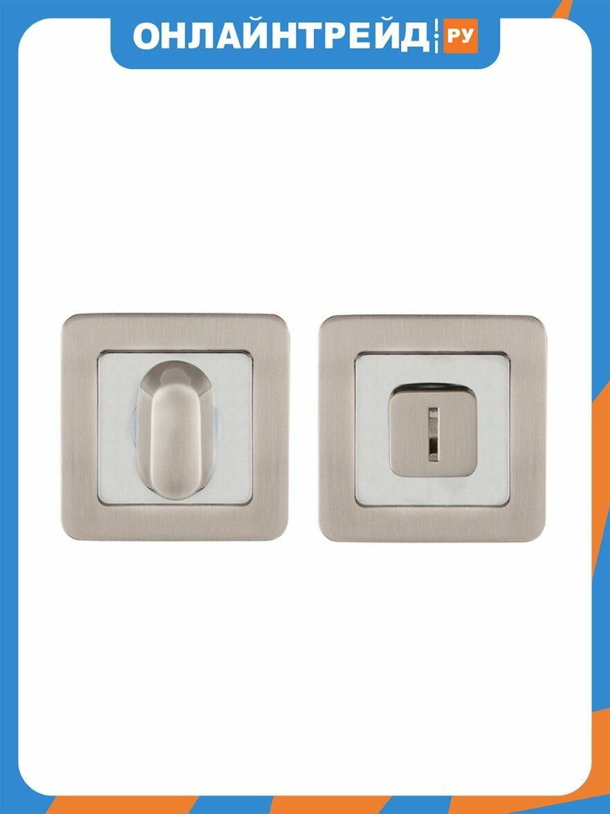 Ручка поворотная Punto BK6. K. QR52 (BK6 QR ) SN/CP-3 матовый никель/хром