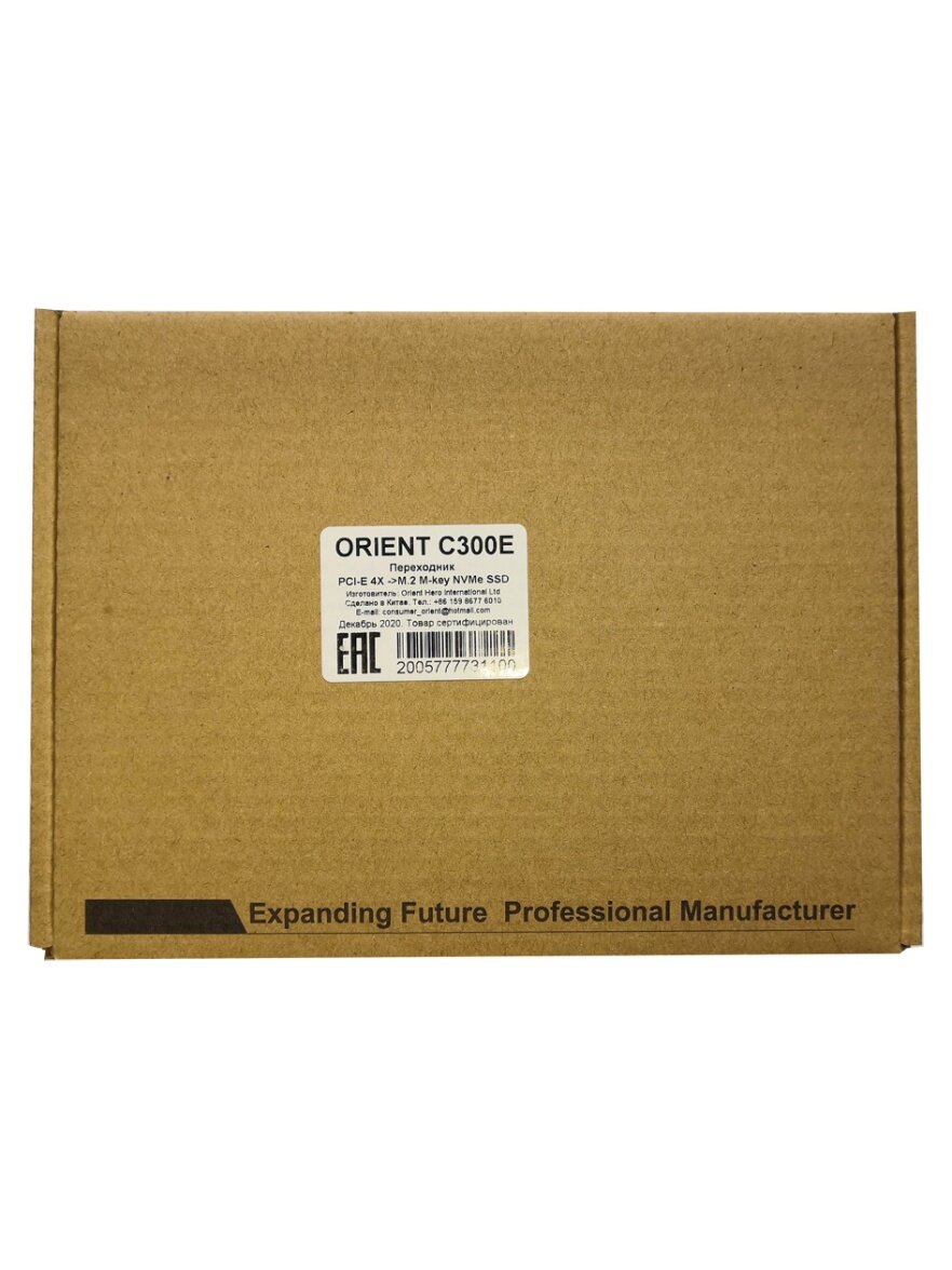 Адаптер Orient PCI-E для SSD M2 C300E — фото 1