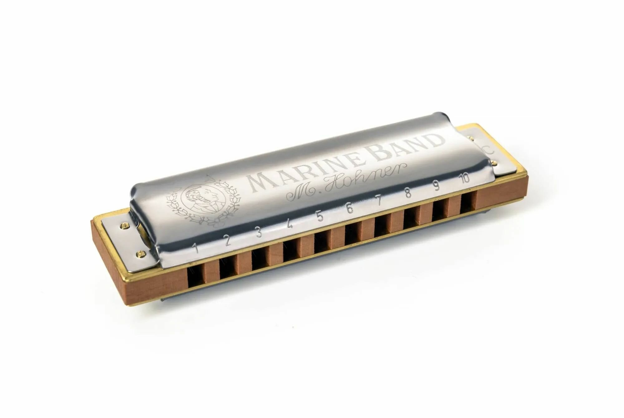 Губная гармоника HOHNER Marine Band 1896 диатоническая C (мажор), строй Richter