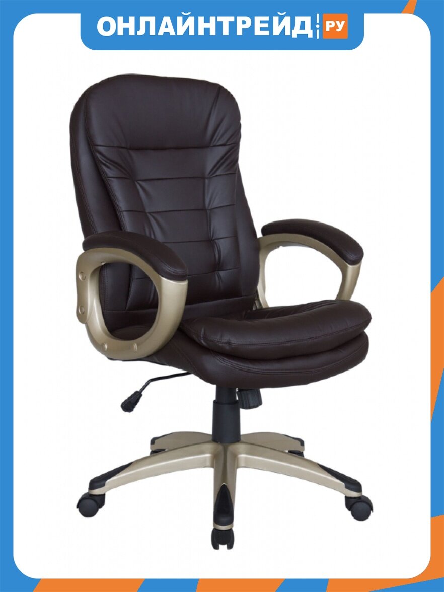 Кресло руководителя Riva Chair RCH 9110 Коричневый (QC-03)
