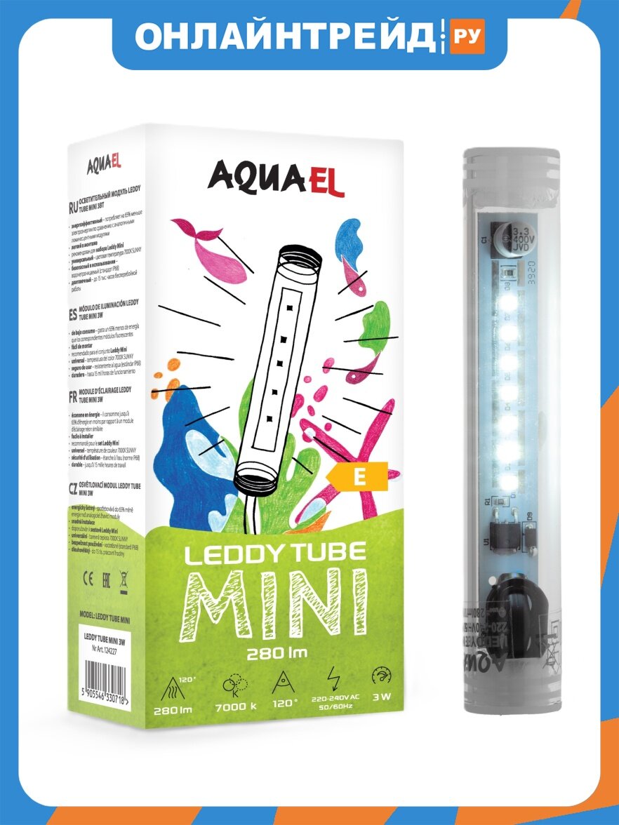 Светодиодный модуль Aquael LEDDY TUBE MINI Sunny 3W