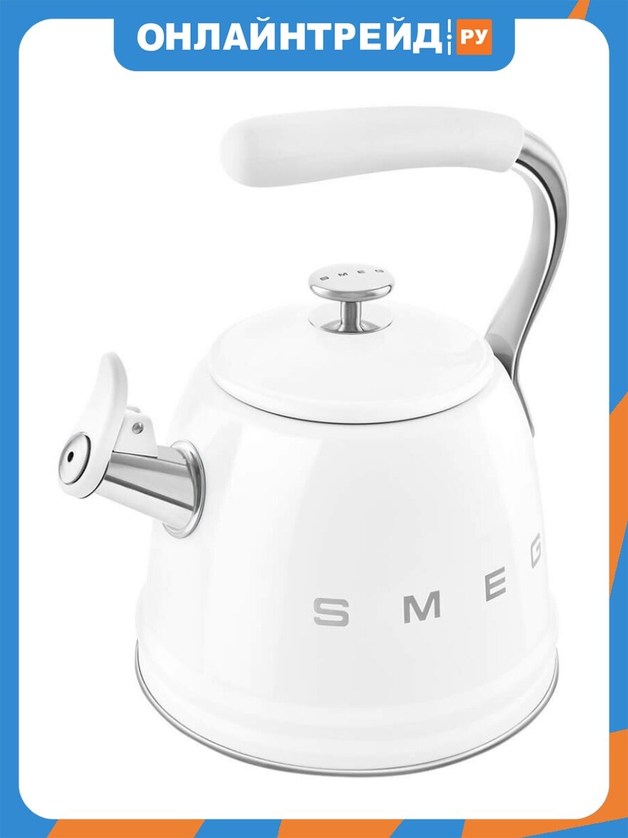 Чайник Smeg CKLW2001WH со свистком