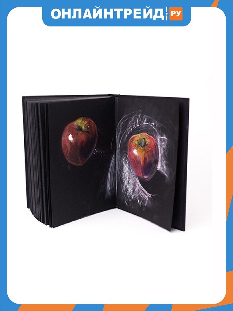 Бумага для сухих техник Малевичъ Graf'Art black 150 г/м, 60х80, 100 л