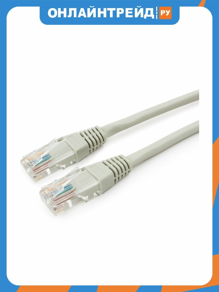 Патч-корд Cablexpert медный UTP кат.5e, 30м, литой, многожильный (серый)