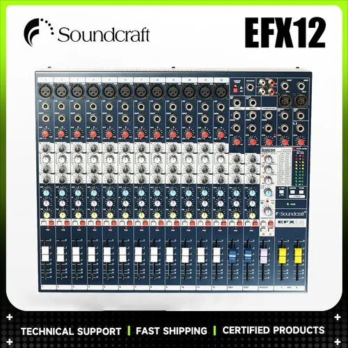 EFX-12 12-канальный Профессиональный реверберационный тюнинговый стол с эффектом DSP