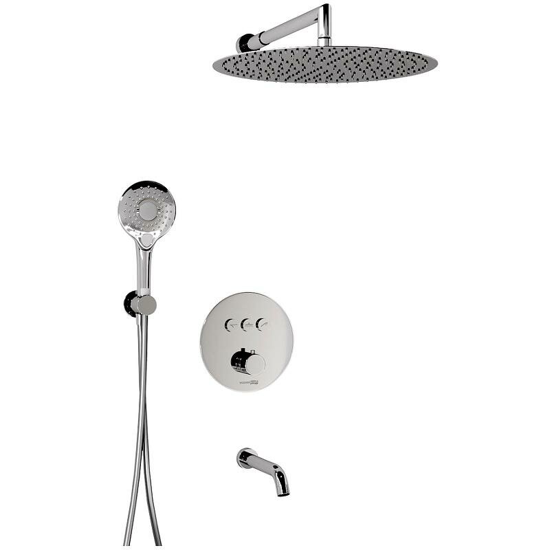 Душевая система скрытого монтажа WasserKRAFT Dinkel A175817, хром