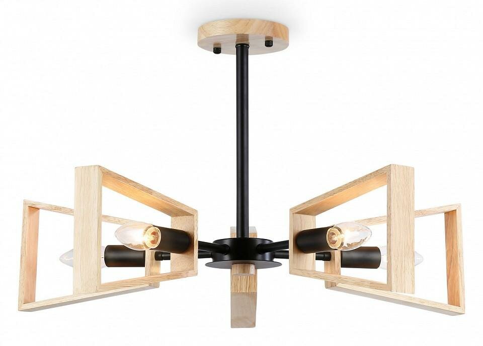 Люстра на штанге Ambrella Light TR TR80495 цвет плафона подвески Коричневый, цвет арматуры Коричневый, Черный