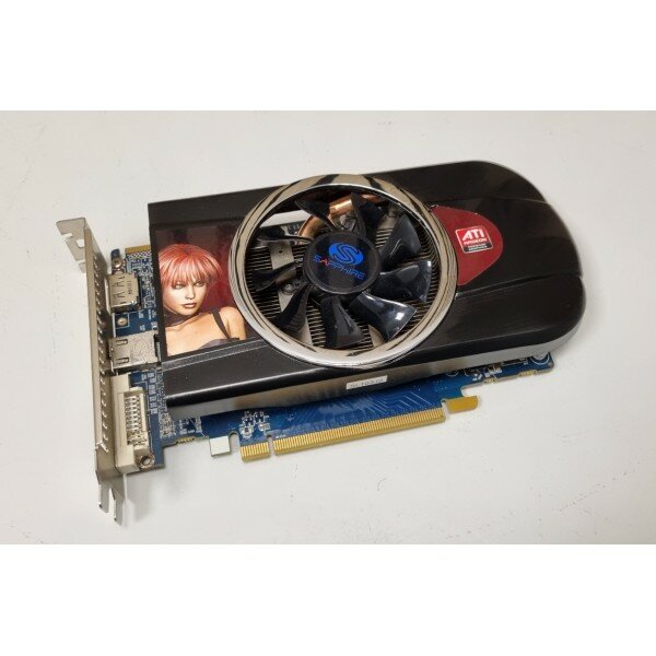 Видеокарта БУ AMD 0512Mb RADEON SAPPHIRE HD 5770 GDDR5 PCI-E HDMI/DVI-I/DP PN: 288-6E144-105SA