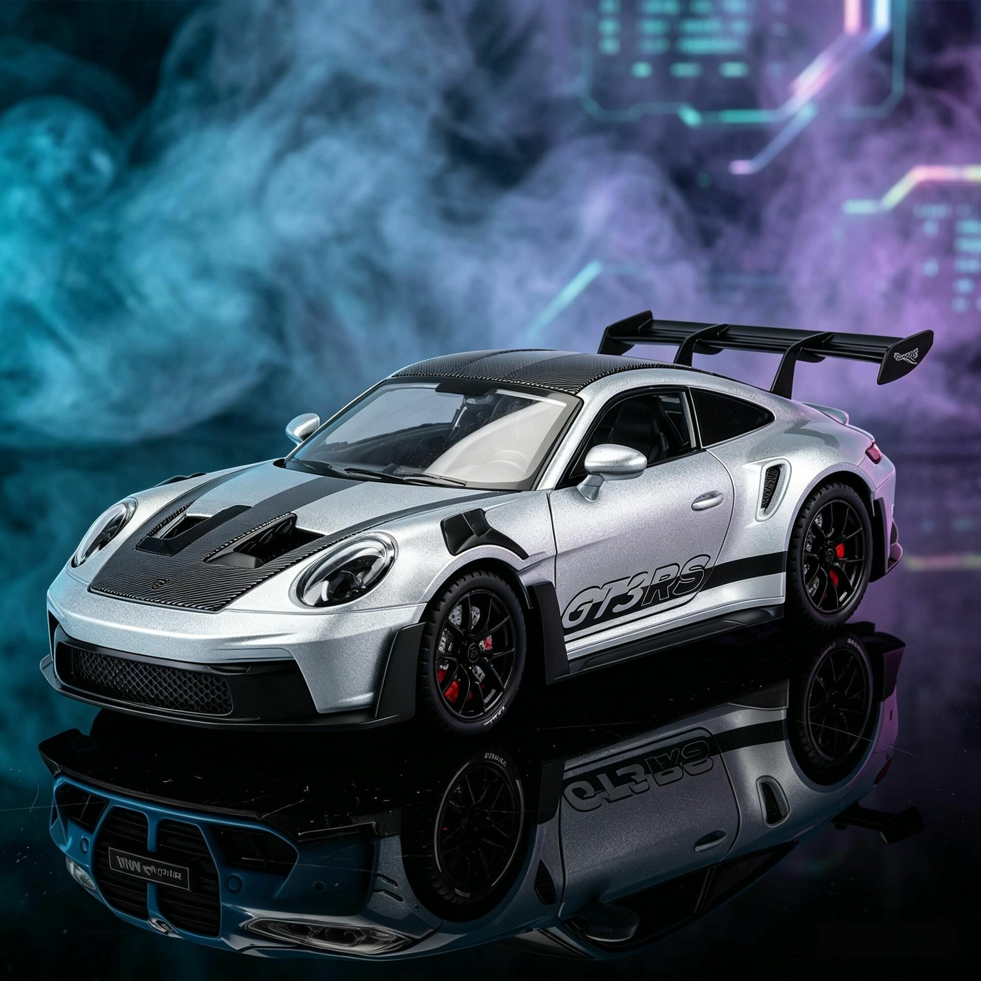 1:24 Porsche 911 GT3 RS 992 Generation GT суперкар, Игрушкиколлекционирования, подарки, Детские игрушечные машинки