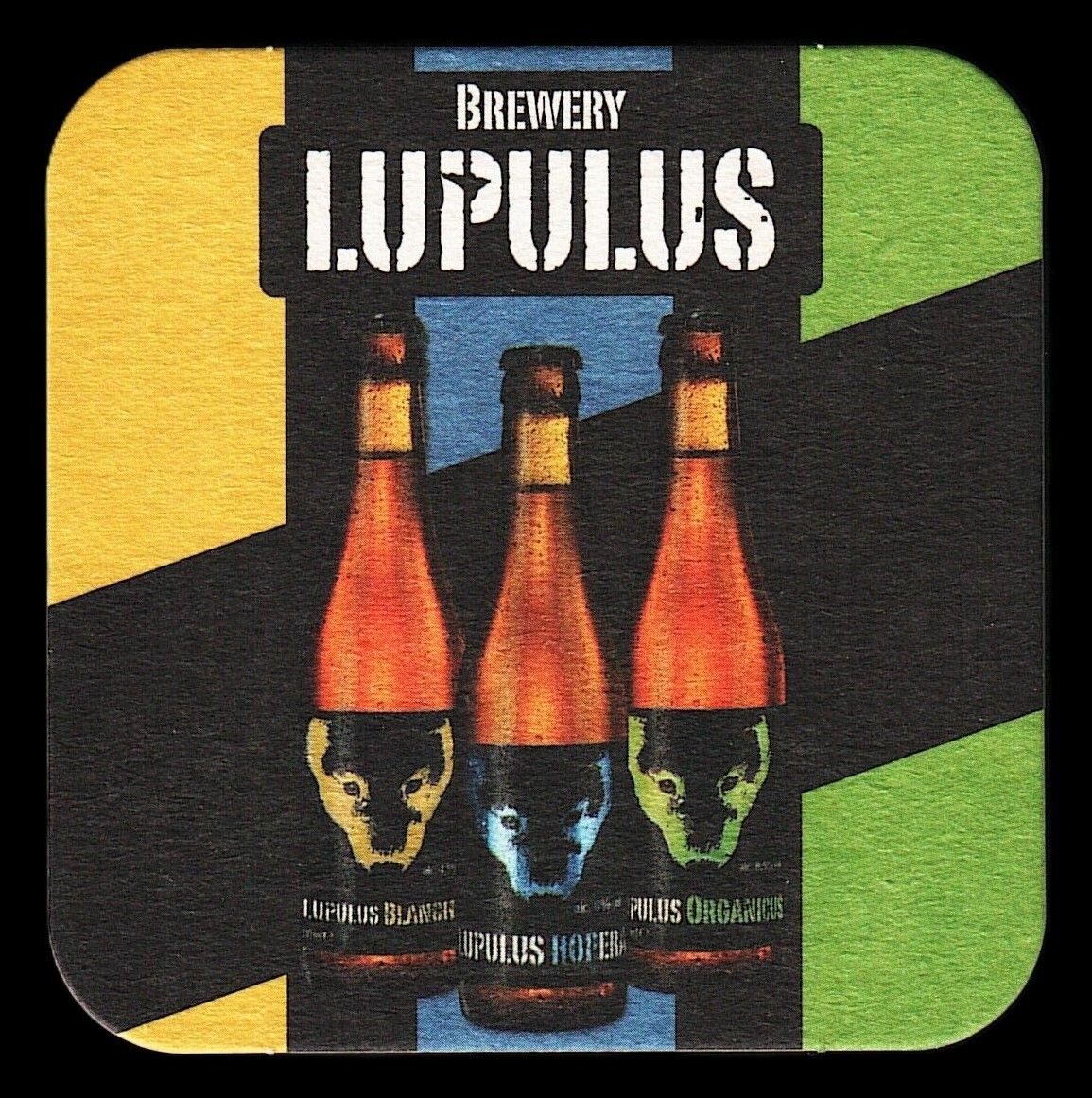 Бирдекель (костер) Lupulus Brewery Бельгия (подставка под пивной бокал)