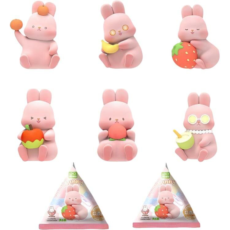 Подвесная фигурка-талисман унисекс Spiritual Creations "Pet The Bunny", Mystery Boxes, Two Blind Boxes (Random Style)