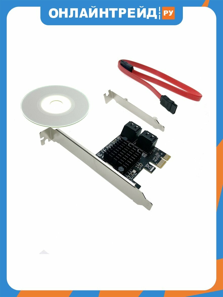 Адаптер PCI-E Espada PCIe4SATA3ASM
