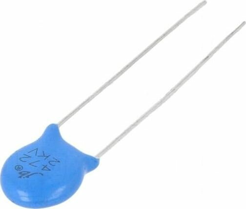 Jb Capacitors JYC3D472MBF085000B Конденсатор: керамический, 4,7нФ, 2кВDC, Y5V, 20%, 5мм, 1шт