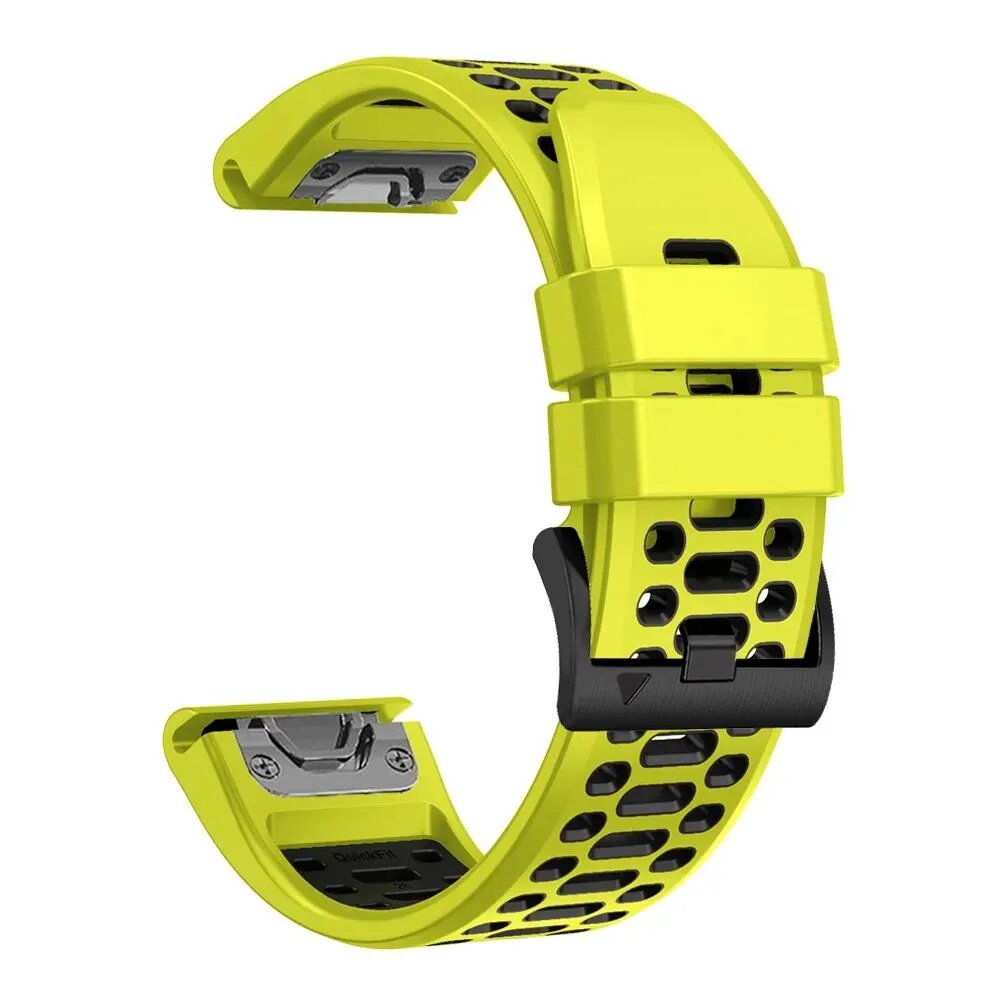 Силиконовый ремешок 26мм для спортивных часов Garmin Fenix 8 51мм/Quatix 8 51мм Ремешок для смарт-часов Garmin Forerunner 935 945 955 965 Аксессуар для часов