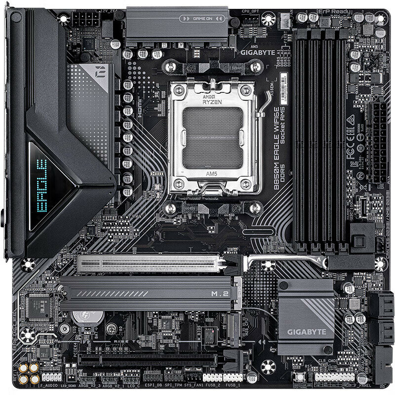 Материнская плата GIGABYTE Eagle B850M WIFI6E DDR5 с разъемом AM5 для процессоров AMD Ryzen 9000