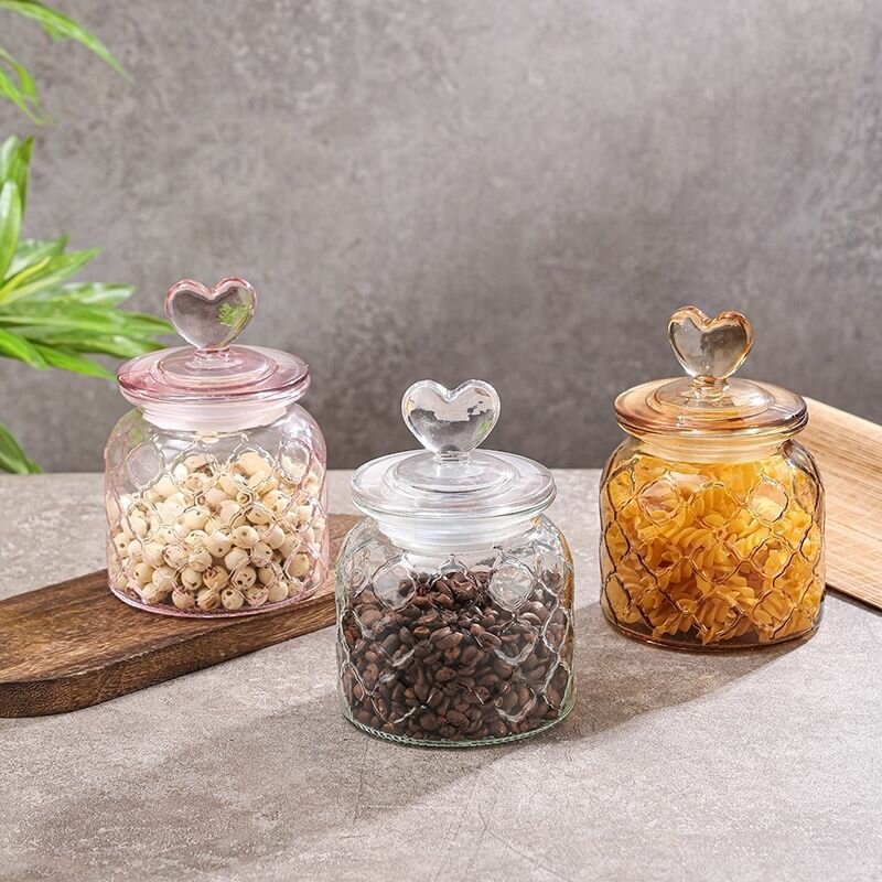 Банка для сыпучих продуктов "Банка с сердцем", 16,5 мл, 1 шт