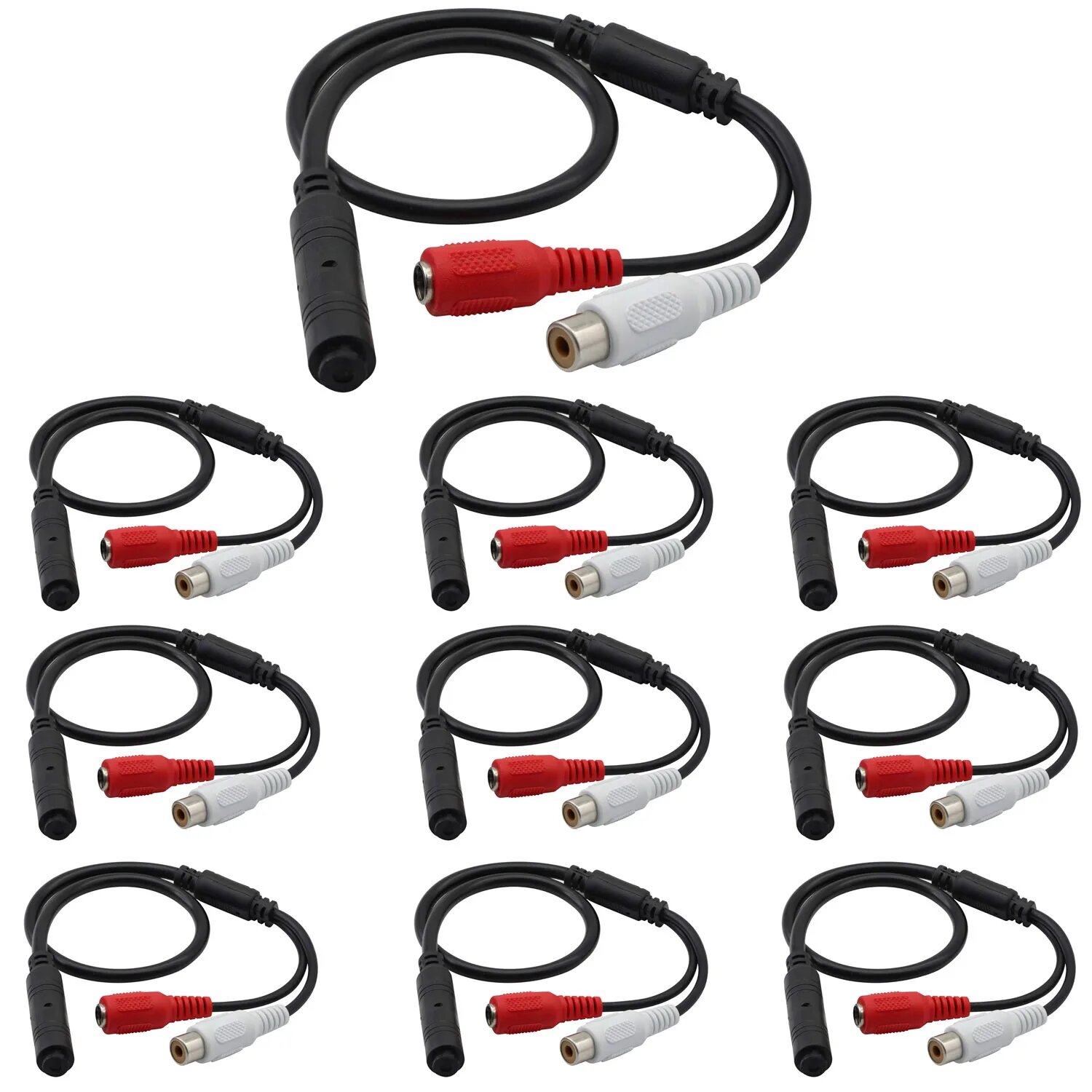 Uvusee мини RCA микрофон для видеонаблюдения 10 шт M07