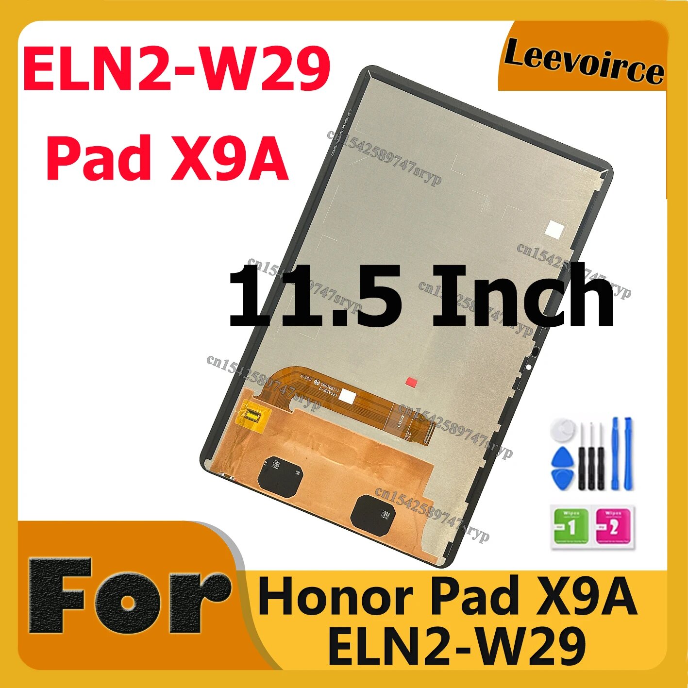 Запчасти для планшета Honor Pad X9A ELN2-W29, сенсорный ЖК-экран 11,5 дюйма Origi Black