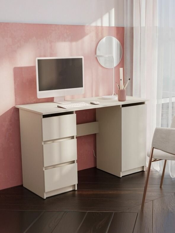ARNIKA Стол письменный с ящиками 120х50х75 см, меланж