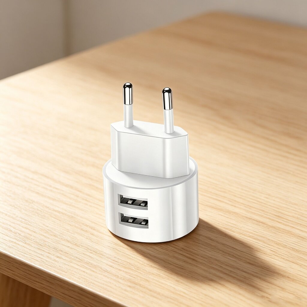 Двойные дорожные зарядные устройства с USB-портами, быстрая зарядка 5 В 2/1 А, европейские вилки, компактные, для путешествий