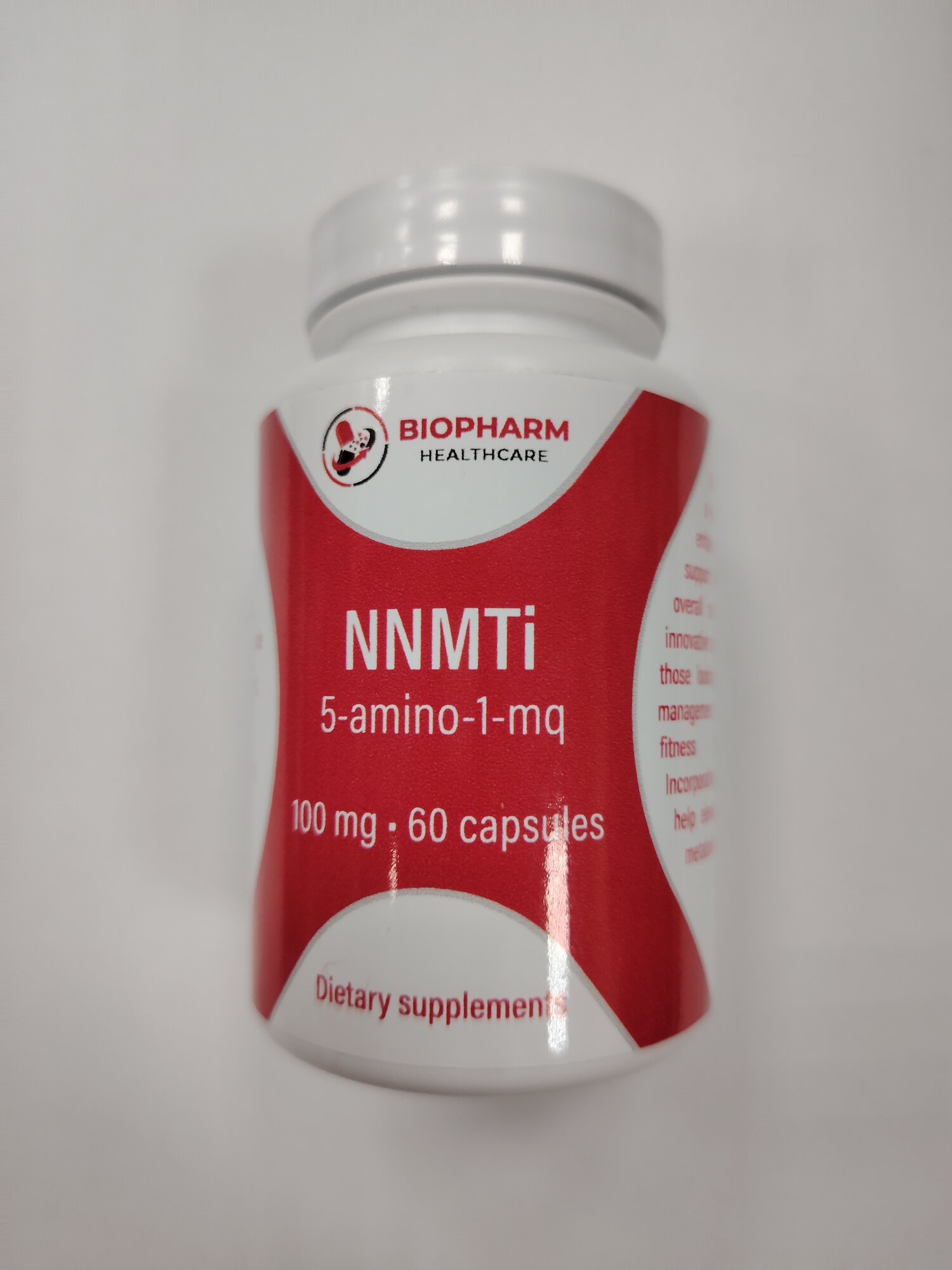 Biopharm NNMTI 100 mg (60 капс) 5-amino-1MQ (NNMTi) блокатор углеводов