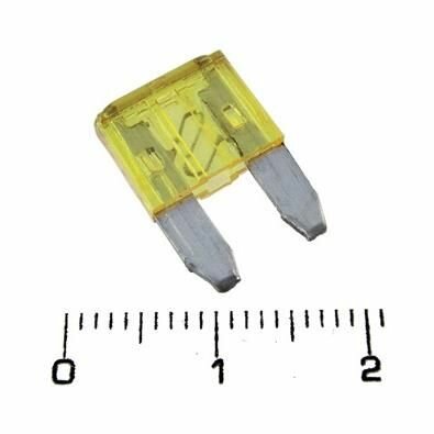 Предохранитель автомобильный мини 20А авто мини S1035-1 32V (11x17mm)
