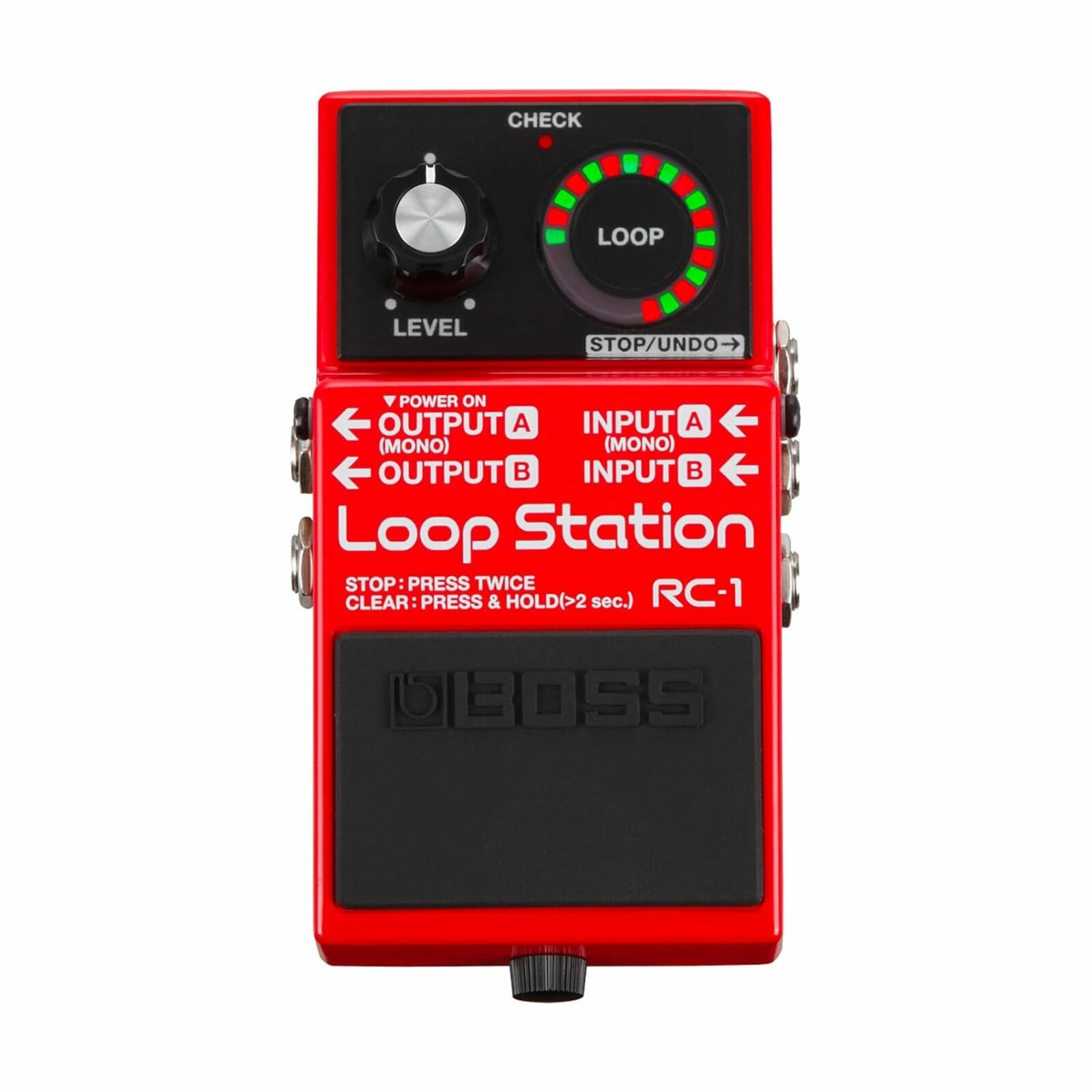 BOSS RC-1 Loop Station эффект-педаль для электрогитары, лупер, стерео, до 12 минут записи, компактная