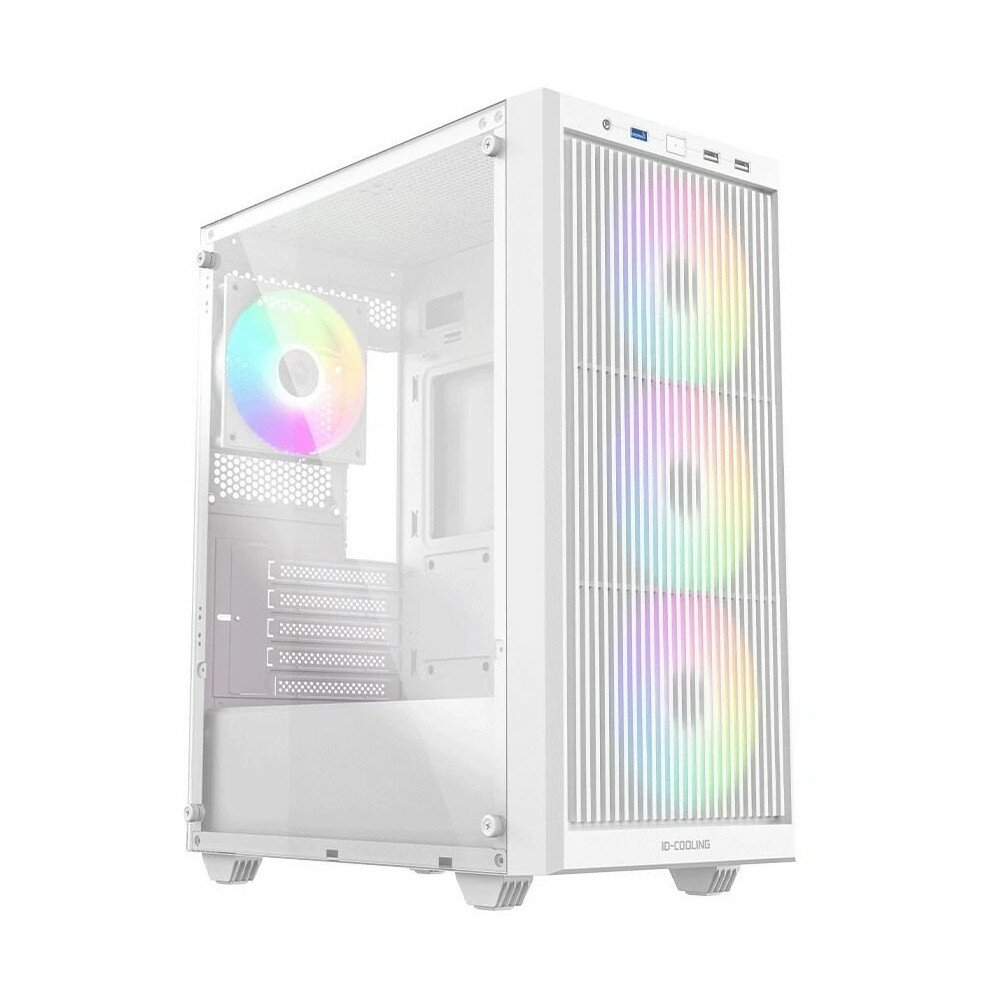 Корпус для ПК ID-Cooling WARE 310 ARGB White, Middle Tower, ATX, Белый (WARE 310 ARGB WH)