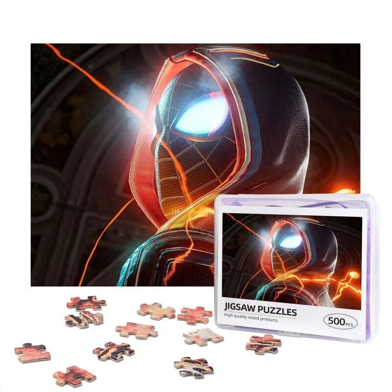 Spider-Man Деревянный пазл Марвел Деревянные пазлы Человек-паук Marvel