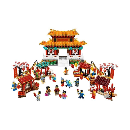 LEGO Temple Fair Конструкторы Игрушки 1001 2000 шт. 80105