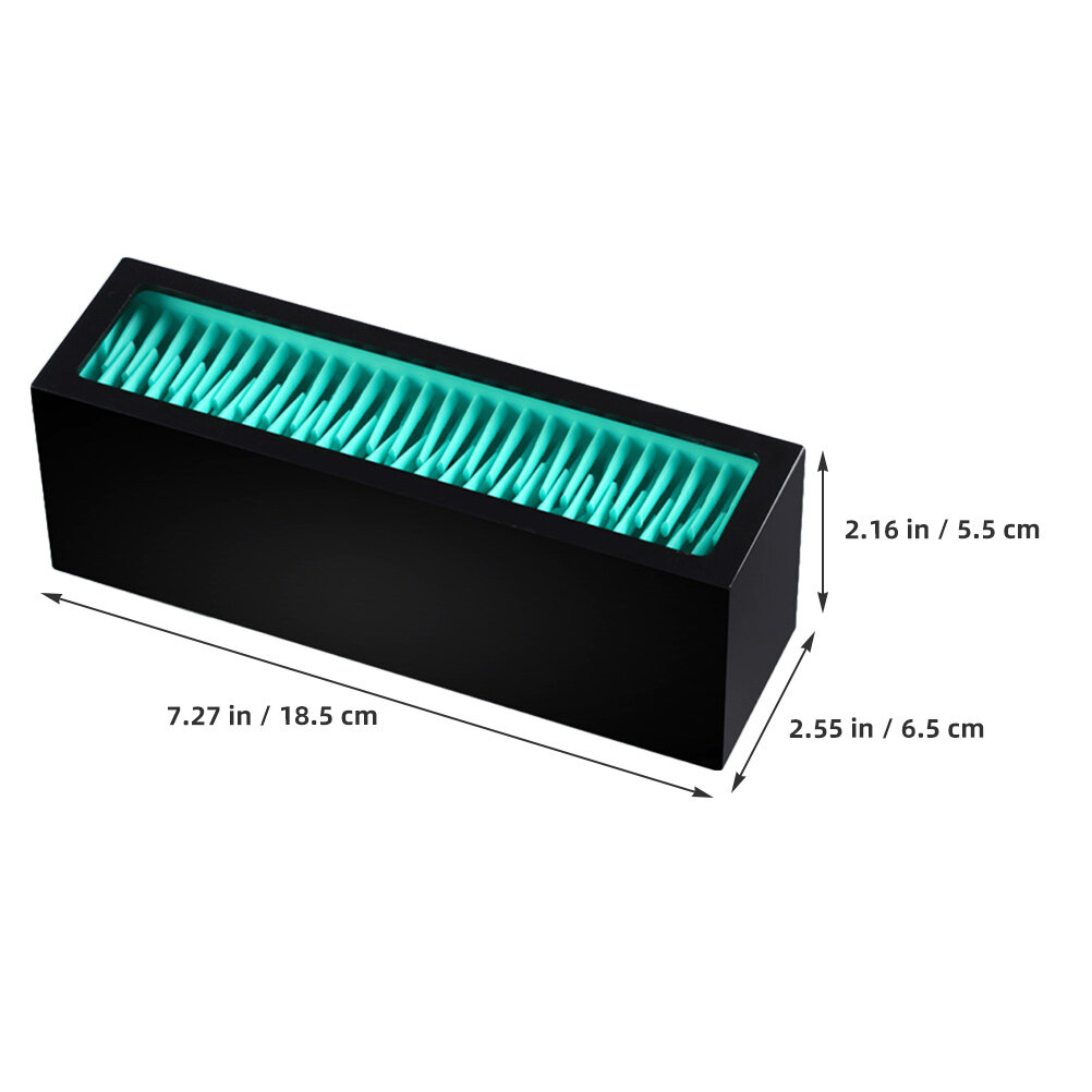 Держатель Для Кистей Для Макияжа Чёрного Цвета Размер 18.50X6.50X5.50Cm