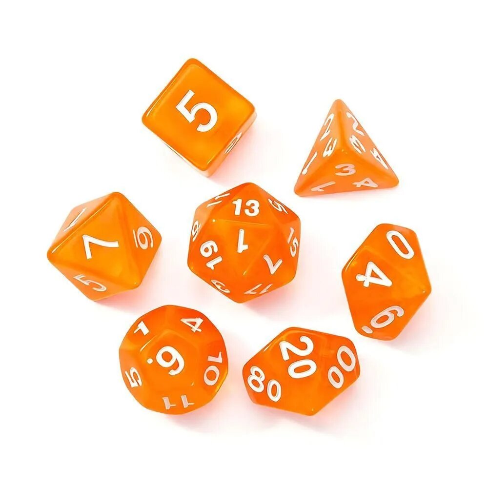 Набор игральных кубиков с мешочком для D&D, дайсы для ДНД