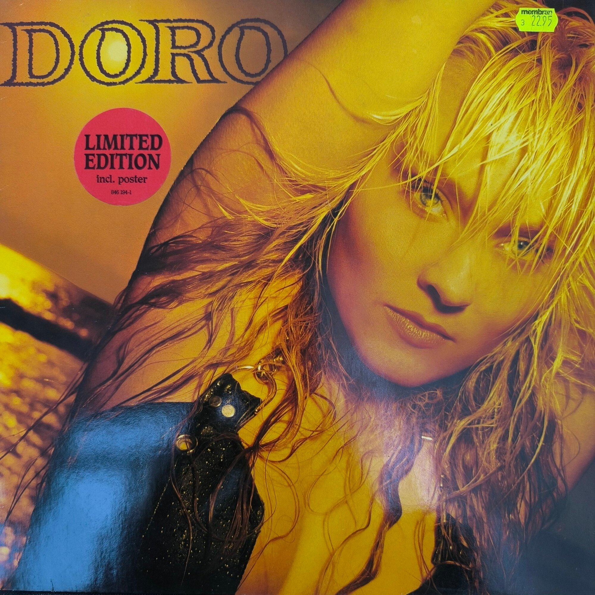 Виниловая пластинка Doro (Warlock) - Doro (Европа) LP
