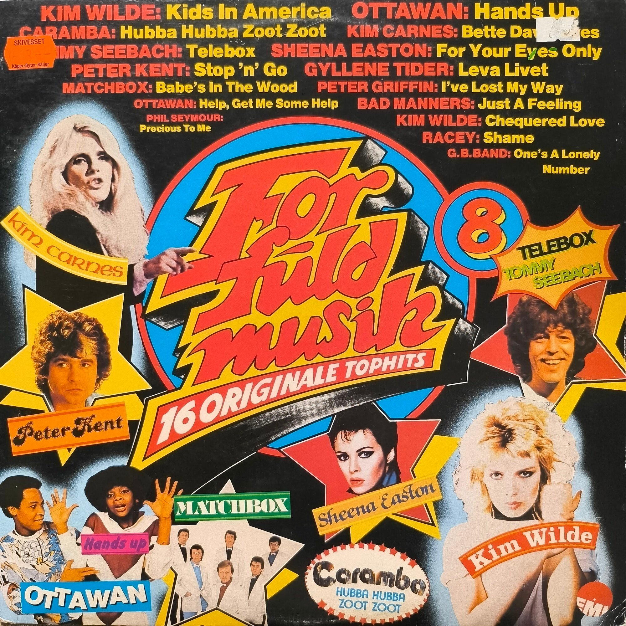 Виниловая пластинка Various - For Fuld Musik 8 (Скандинавия) LP