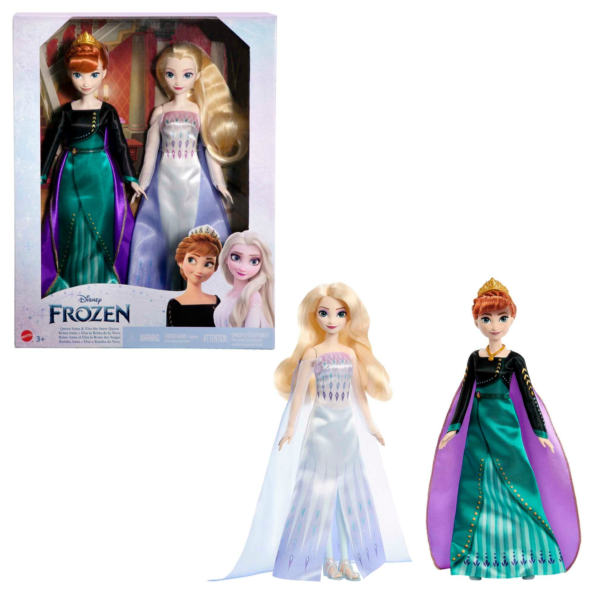 Disney Frozen Toys, Модные куклы Королевы Анны и Эльзы