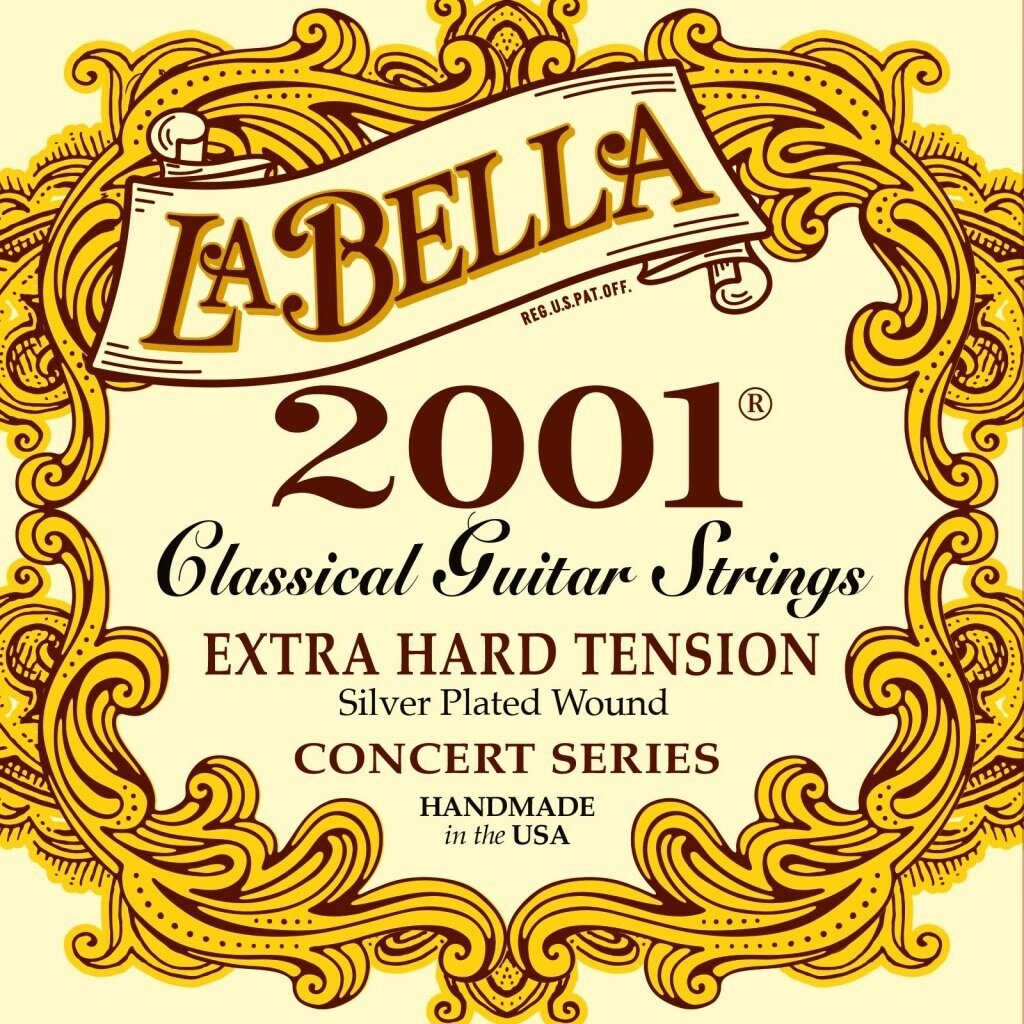 La Bella 2001EH Extra Hard Комплект струн для классической гитары