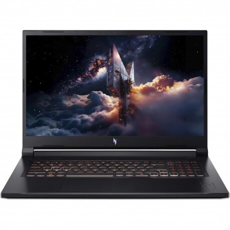 Ноутбук Acer Nitro V 17 AI ANV17-41-R6A6 AMD Ryzen 7 260/16Gb/SSD1Tb/RTX5060 8Gb (95W)/17.3"/IPS/FHD/1920x1080/144Hz/NoOS/Black/3.1kg (NH. QYVCD.005)