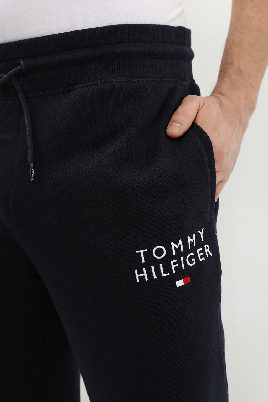 Брюки TOMMY HILFIGER, размер 52-54, cиний — фото 1