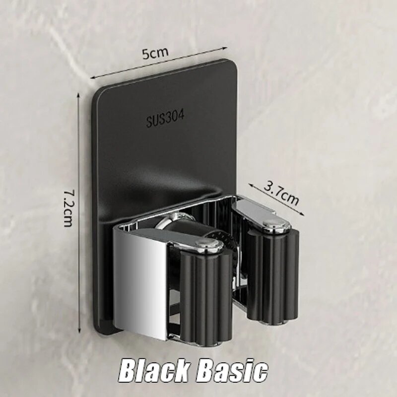 Настенные полки из нержавеющей стали для ванной комнаты Черный, Black Basic