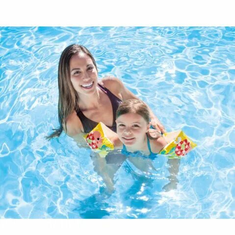 INTEX Нарукавники для плавания "Рыбки", 23х15см, 3-6 лет, в коробке 58652NP